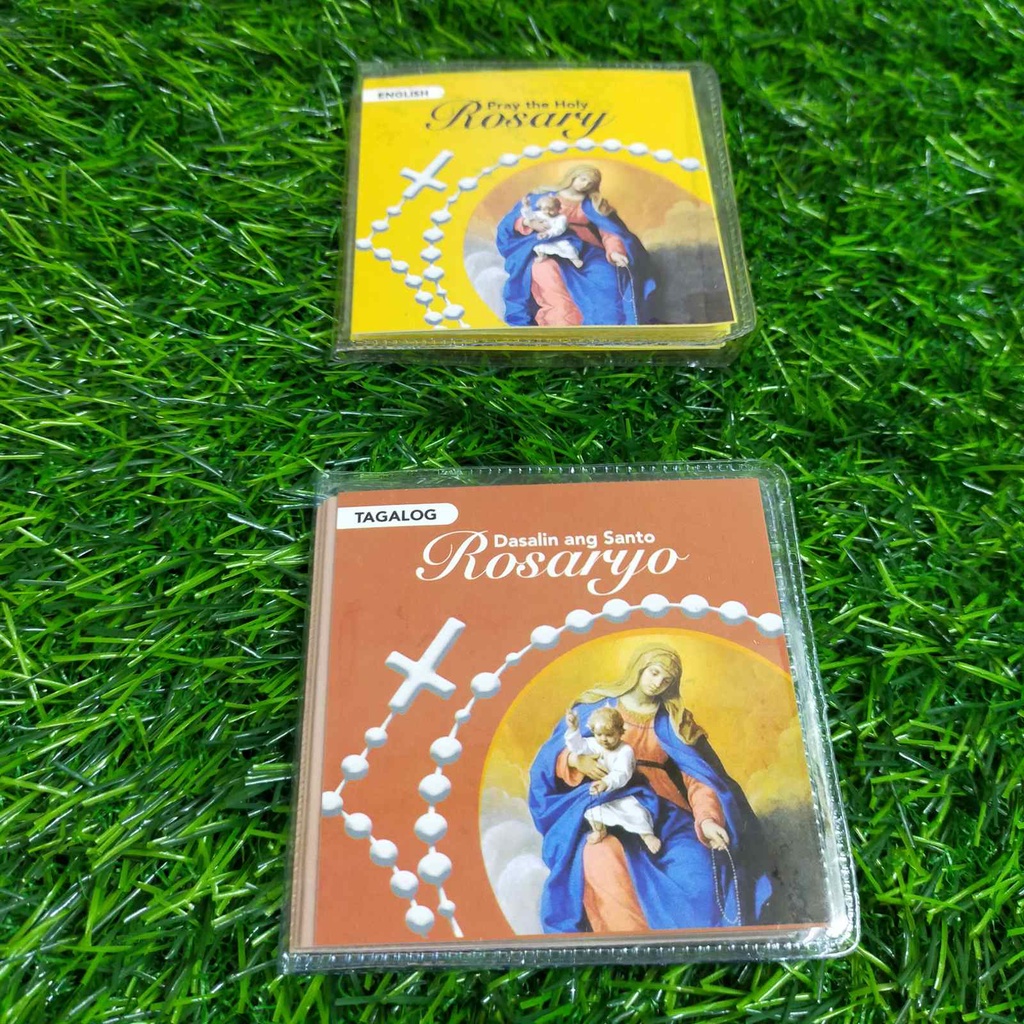 Pray the Rosary (Guide with plastic cover) | Shopee Philippines