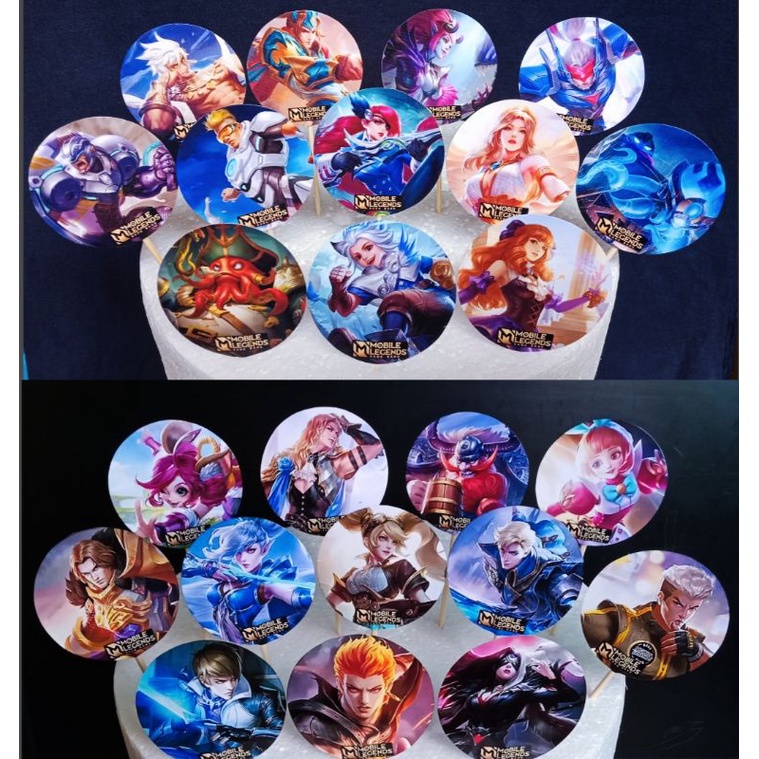 Mobile Legends Cupcake Topper (12pcs) | Shopee Philippines