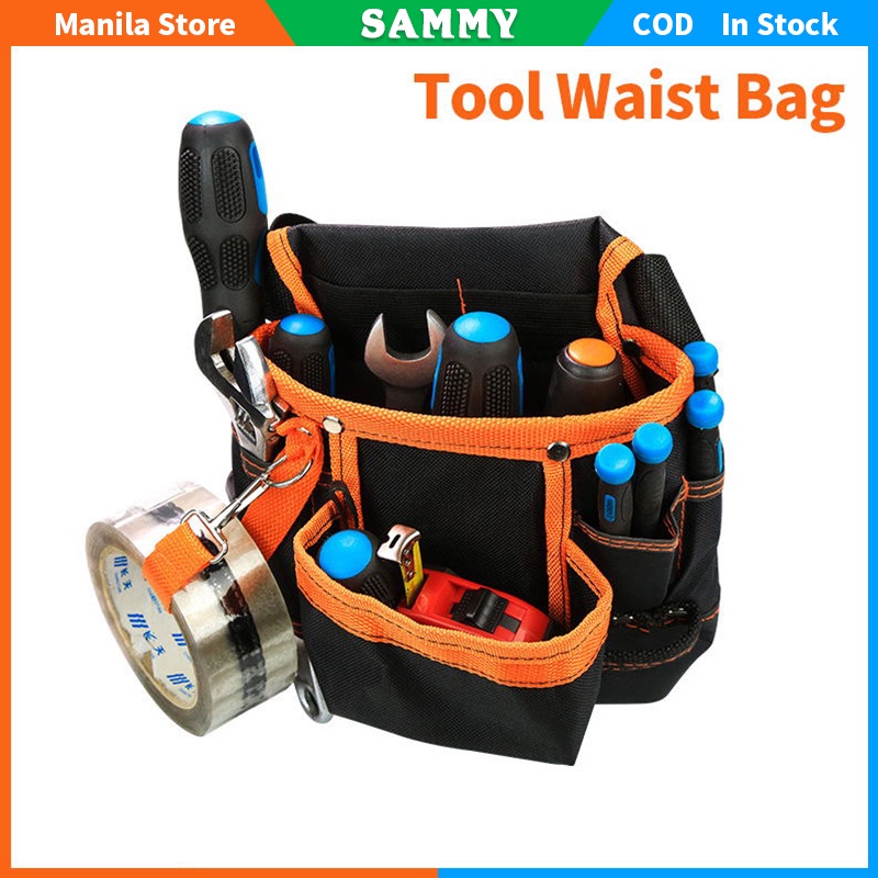 Electrician Toolkit Waterproof Tool Waist Bag Oxford Small Tool Bag ...