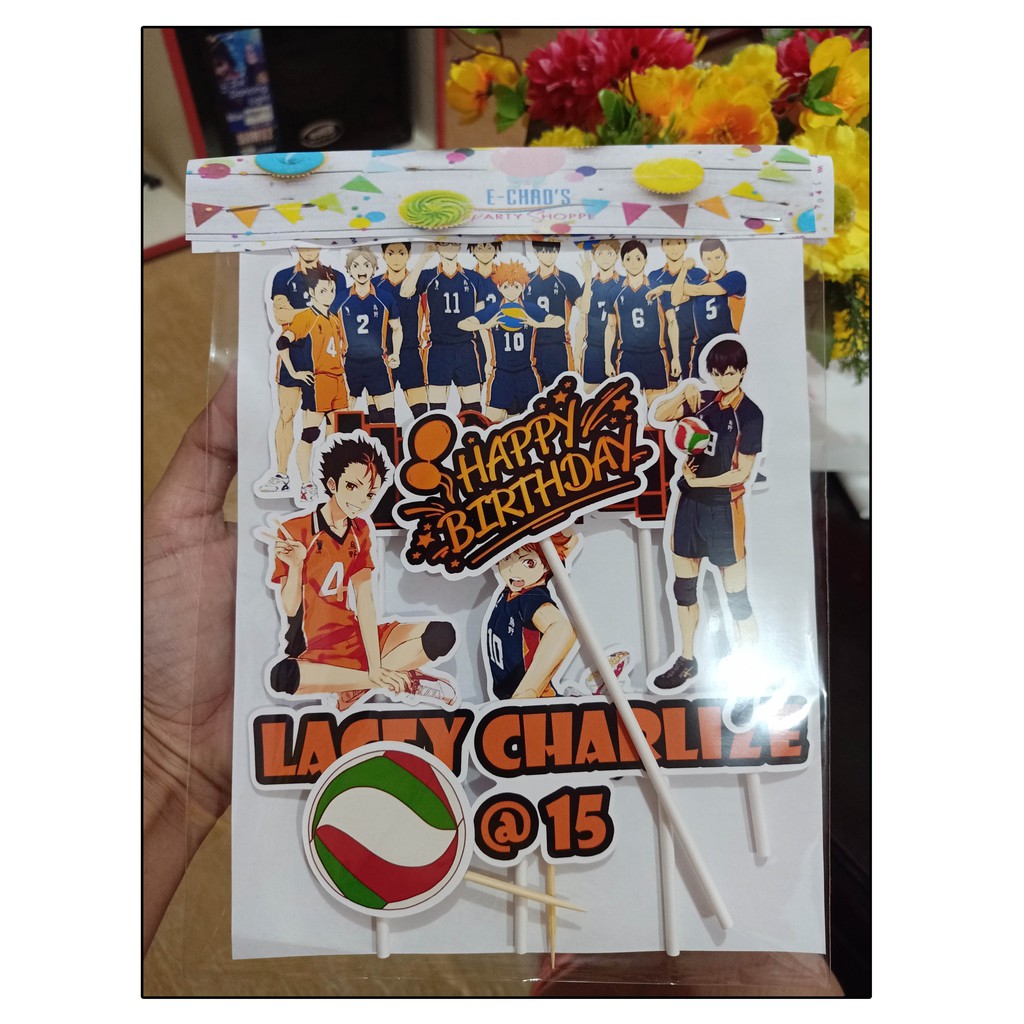HAIKYU Cake Topper Set | Shopee Philippines