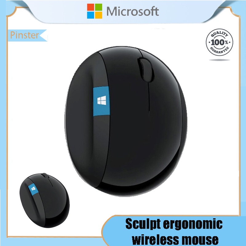 Microsoft Sculpt ergonomic wireless mouse, comfortable ergonomic design ...