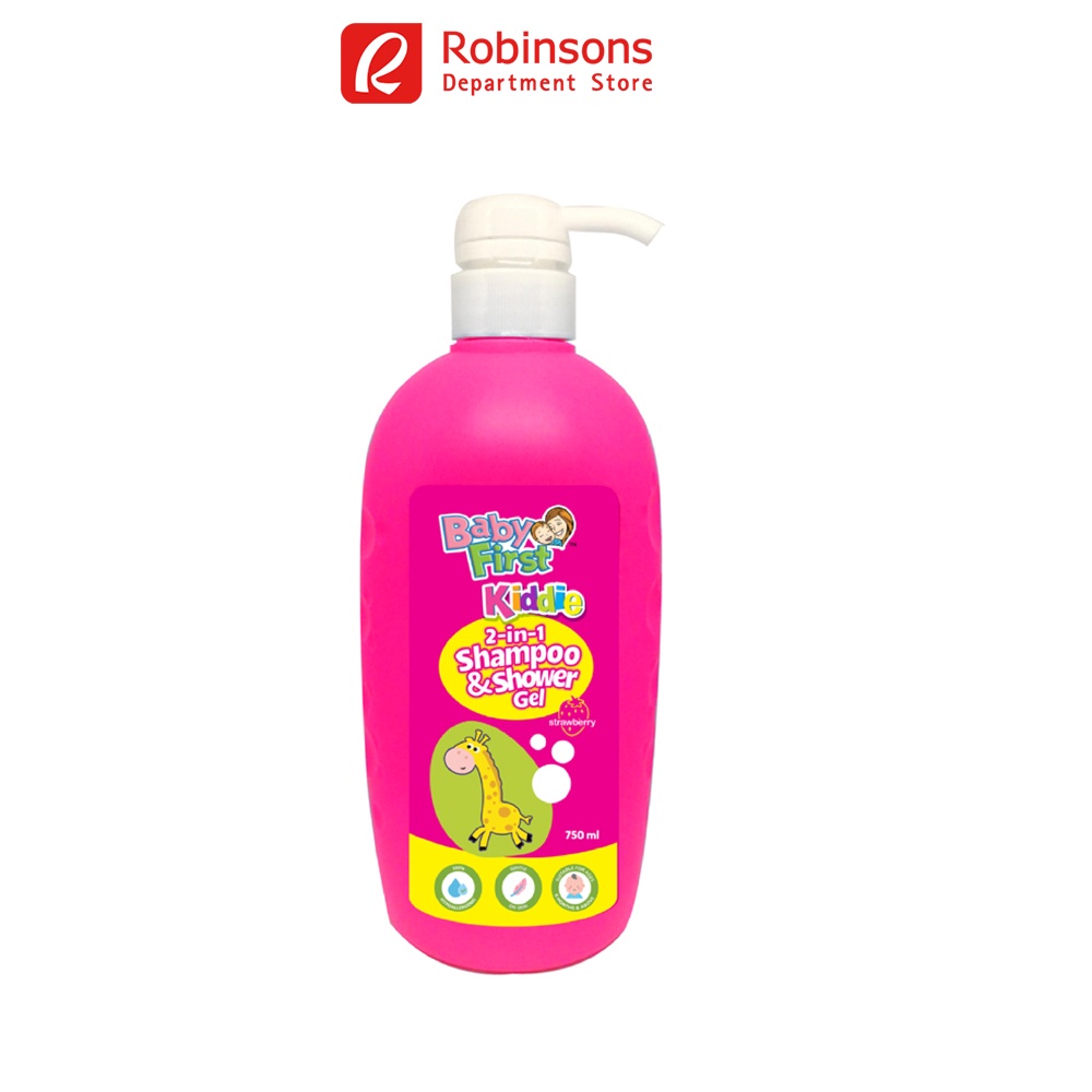Baby First Kiddie Shampoo and Shower Gel Strawberry Scent 750ml ...