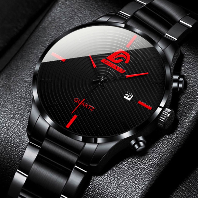 Full Steel Men's Quartz Business Waterproof Watch Men Relo Watch ...