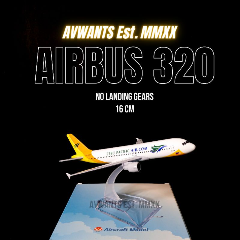 1:400 Scale Cebu Pacific A320 Diecast Plane Model | Shopee Philippines