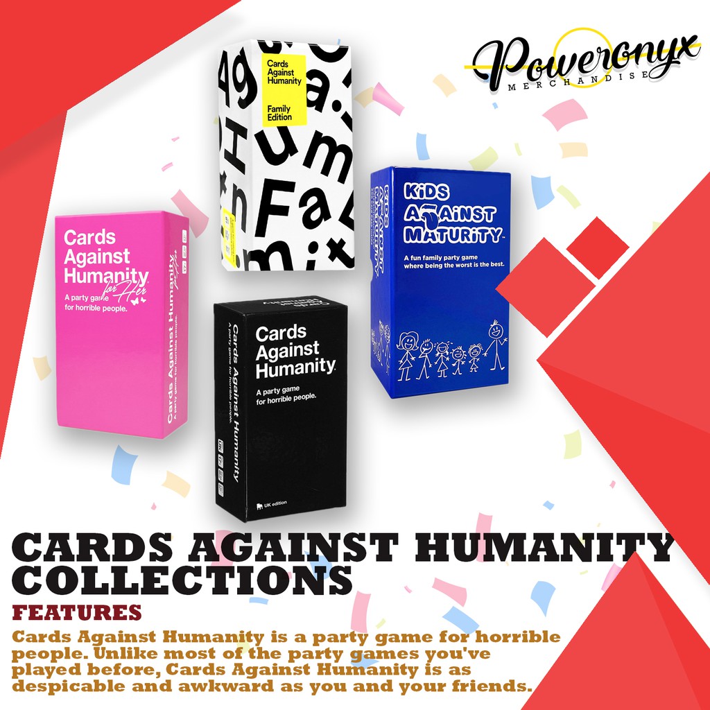 🇵🇭 Cards Against Humanity Family Edition : For Her : Kids Against ...