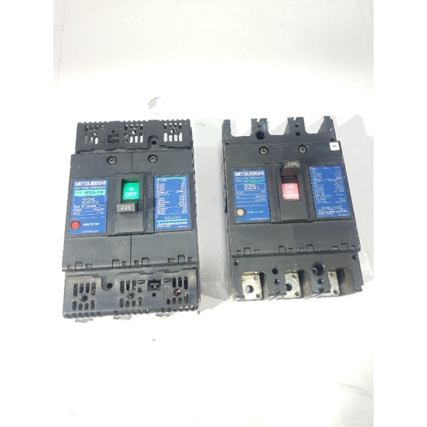 Circuit Breaker 225A 3Phase NF225/CW & CP MITSUBISHI (Original Made in ...