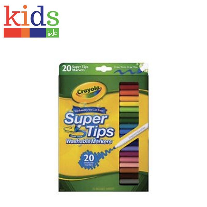 Crayola Coloring Pen Washable 20 Colors Supertips Silly Scent - Kids ...