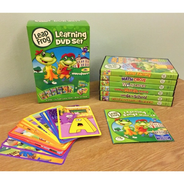 LeapFrog Learning DVD Set DVDs 26 Flash Cards Music CD Shopee Philippines | atelier-yuwa.ciao.jp