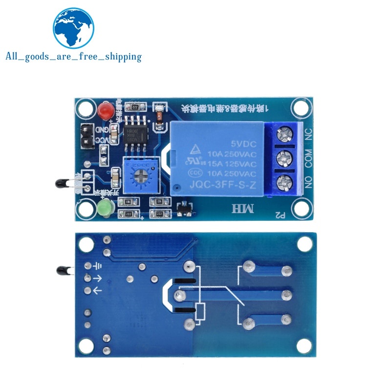 5V/12V Thermal Sensor Module 1 Channel Relay Module Combo Module ...