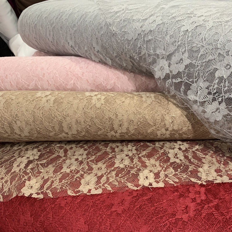 Rachel Lace Fabric 60” Width (Per Yard) Soft Lace Fabric | Shopee ...