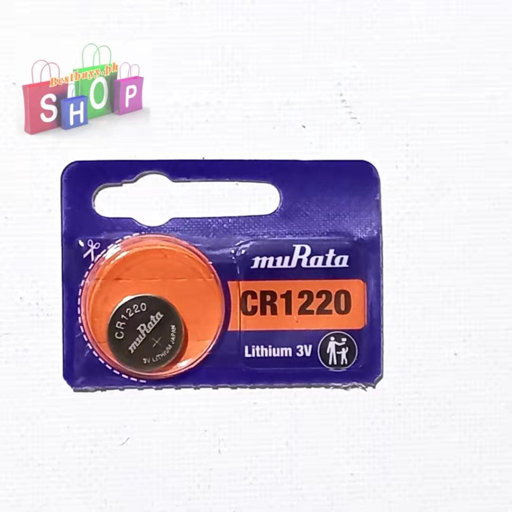 CR1220 Murata Original Lithium Battery 3V Per Piece | Shopee Philippines