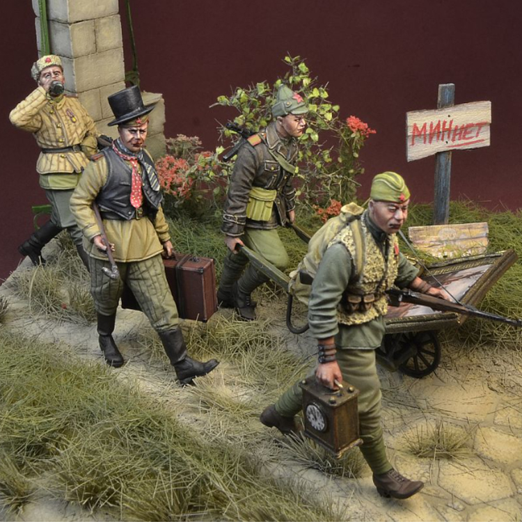 White Model Hand Model Military Hand Model Wanderer1/35Resin Soldier ...