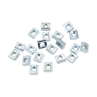 100Pcs/box Block Square Nuts for 20 Series Aluminum Extrusion Profile M3 M4 M5 M6 T Sliding ...