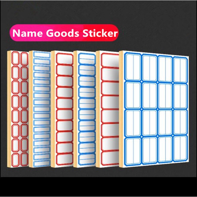 WATERPROOF Name Sticker/ Nama KALIS AIR/Sticker Label Product | Shopee ...
