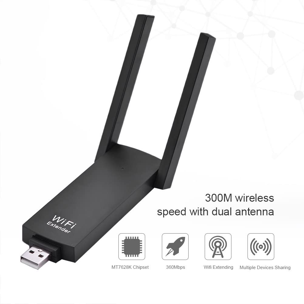 PIX-LINK USB Wireless Router's WiFi Repeater 300Mbps Signal Amplifier ...