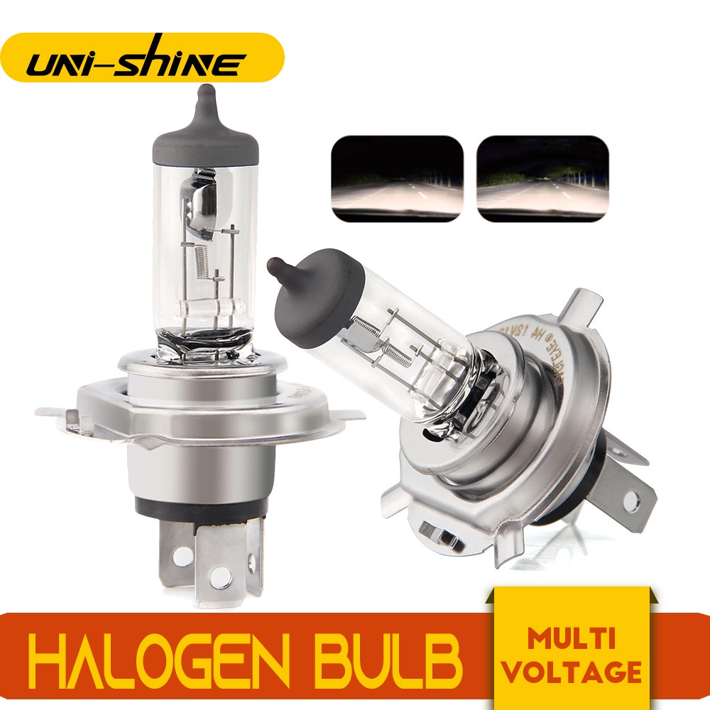 UNISHINE Car Motorcycle Halogen Headlamp Headlight Bulb 1 Pc | Shopee ...