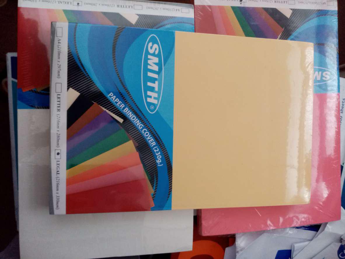 Paper Binding Cover [230GSM] | Shopee Philippines