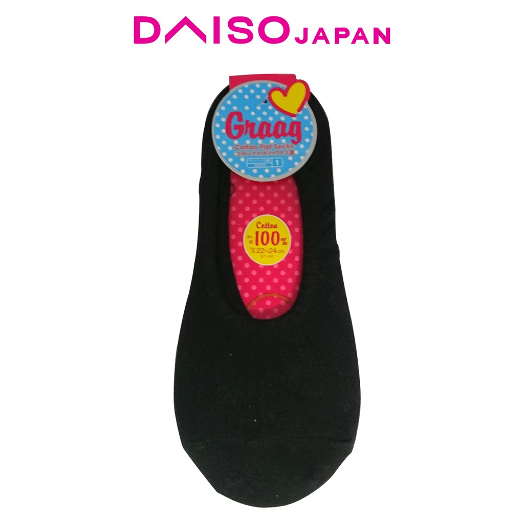 Daiso Cotton Foot Socks | Shopee Philippines