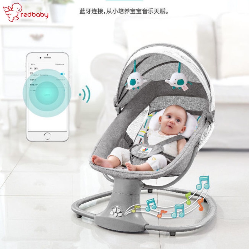 3IN1 Electric Baby Swing Newborn To 3 Years Baby Auto Swing Leaf ...