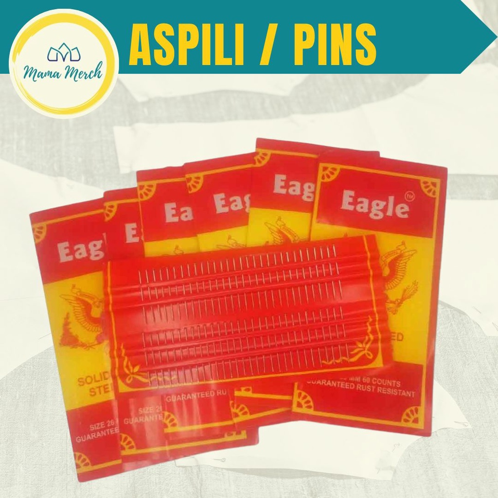 Mama Merch Aspili Solid Headed Steel Pins | Shopee Philippines