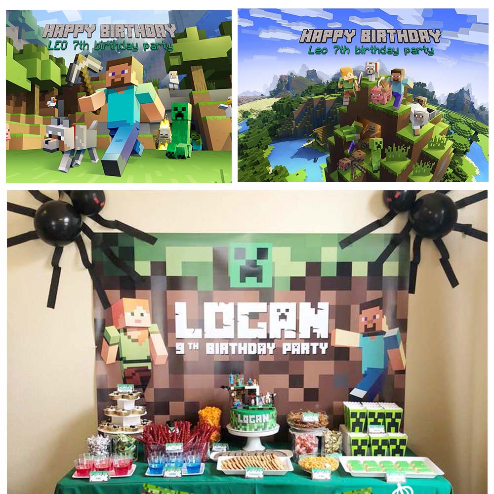 Happy Birthday Backdrop Minecraft | Images and Photos finder