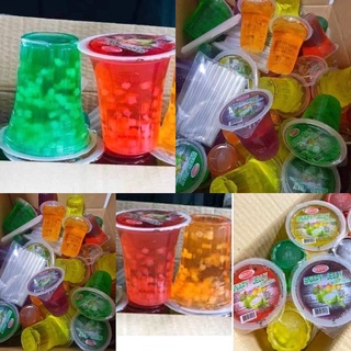 1 BOX 10 pcs (Taste like Mogu- Mogu) SNAPY JELLY JUICE WITH NATA All ...