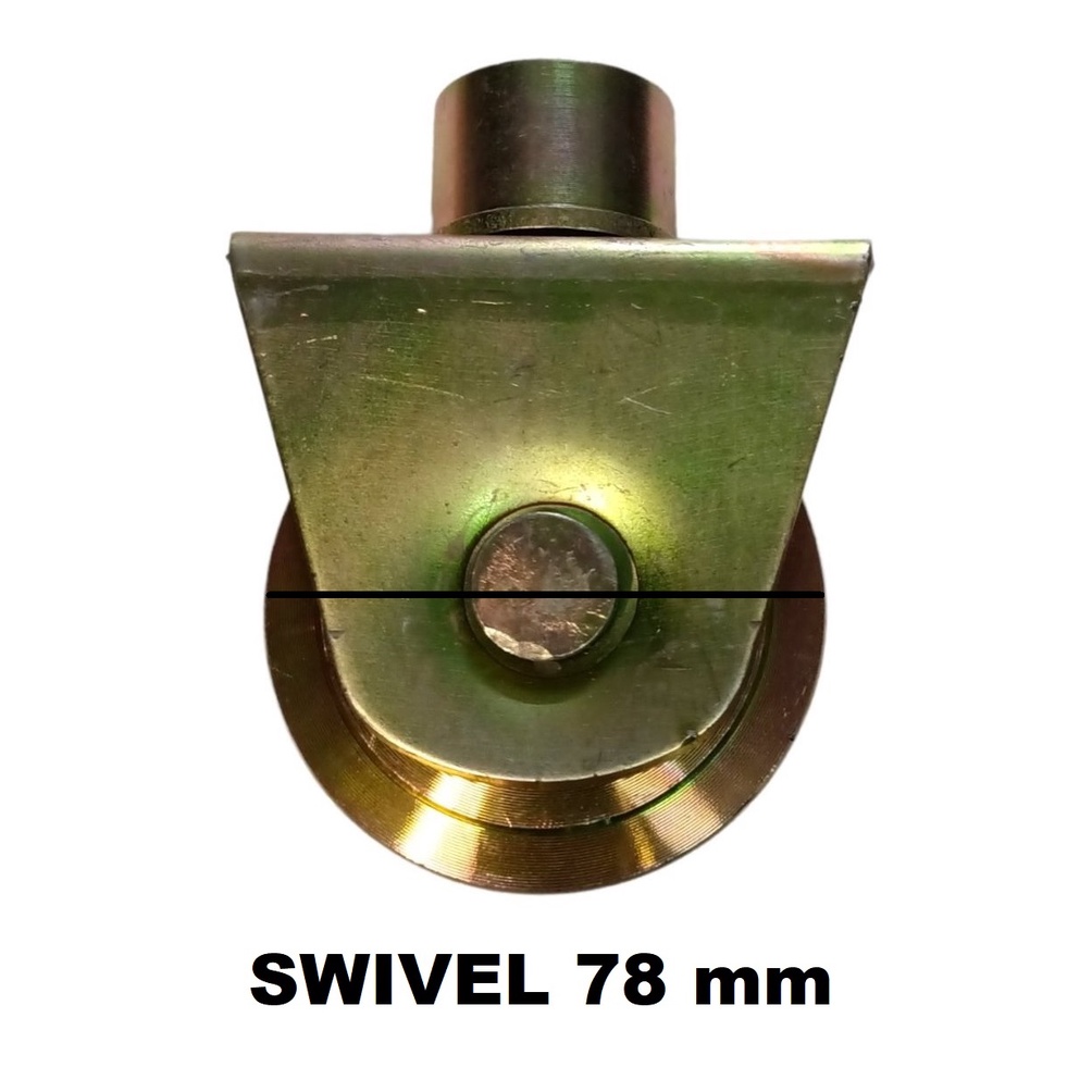 SLIDING GATE ROLLER WHEEL 78mm SWIVEL V TYPE | Shopee Philippines