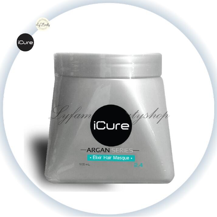 Icure Argan Series Elixir Hair Mask Jar 500ml | Shopee Philippines