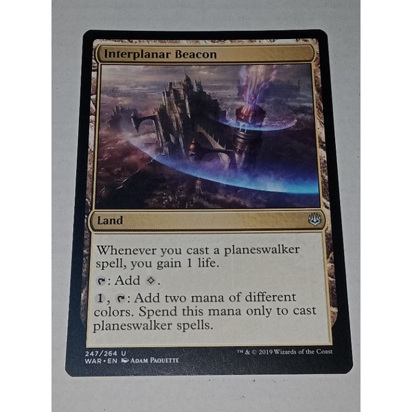 Interplanar Beacon mtg original magic the gathering | Shopee Philippines