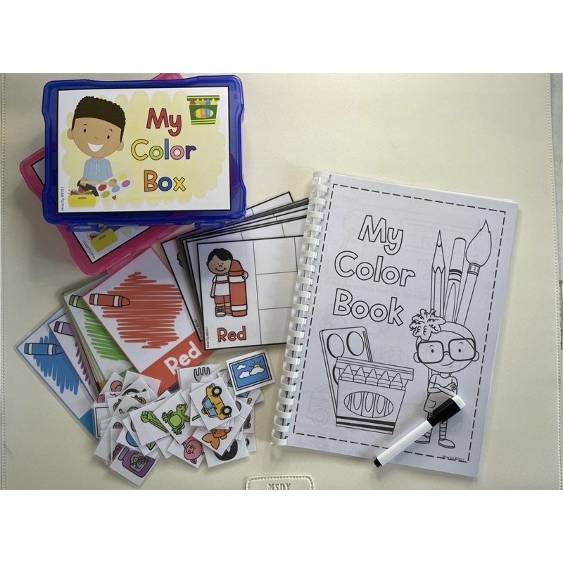 Color Identifying Task Box Set (LAMINATED) | Shopee Philippines