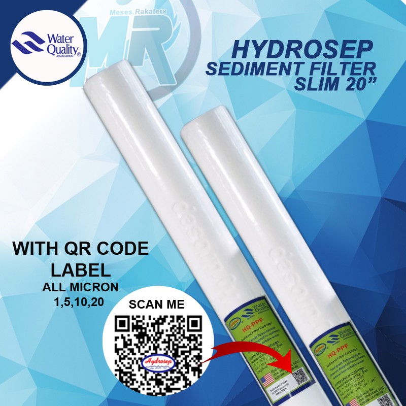 1box Hydrosep Filter Slim 20 With QR CODE (25pcs)per BOX | Shopee ...