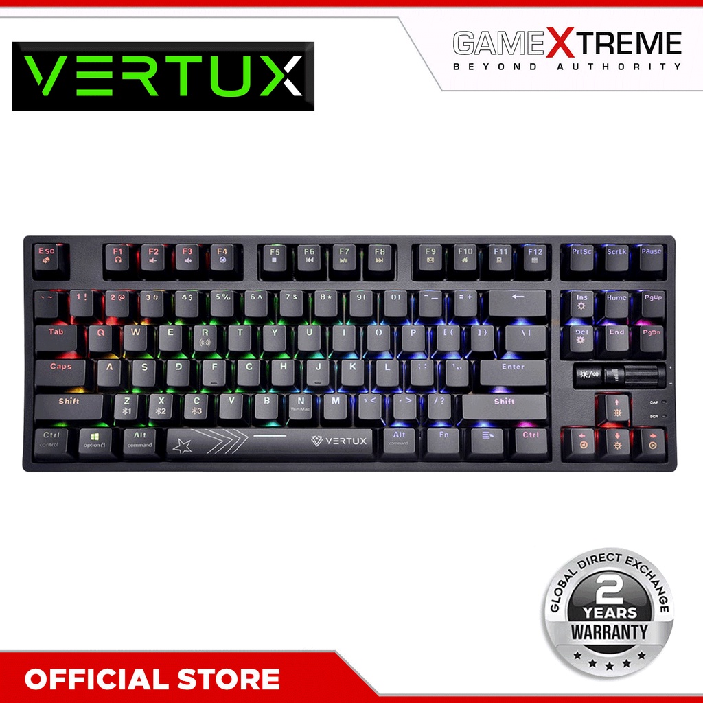 Vertux VertuPro-80 HyperSpeed Tenkeyless Mechanical Keyboard | Shopee ...