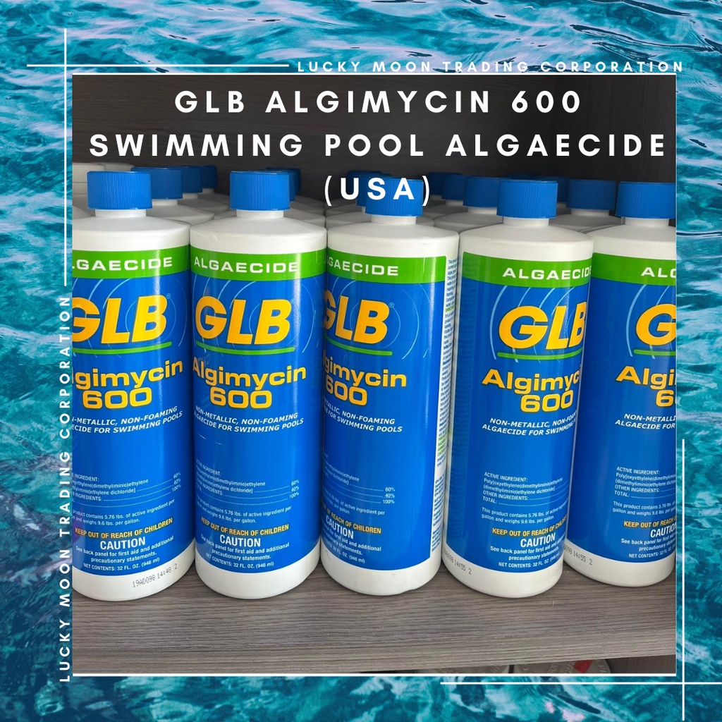 Glb Algaecide GLB 71108A Algimycin 600 60% Polyquat Algaecide, Case Of ...
