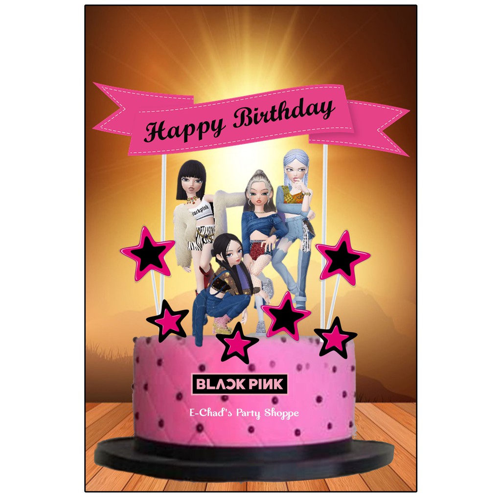 Blackpink Cake Topper Set | Shopee Philippines