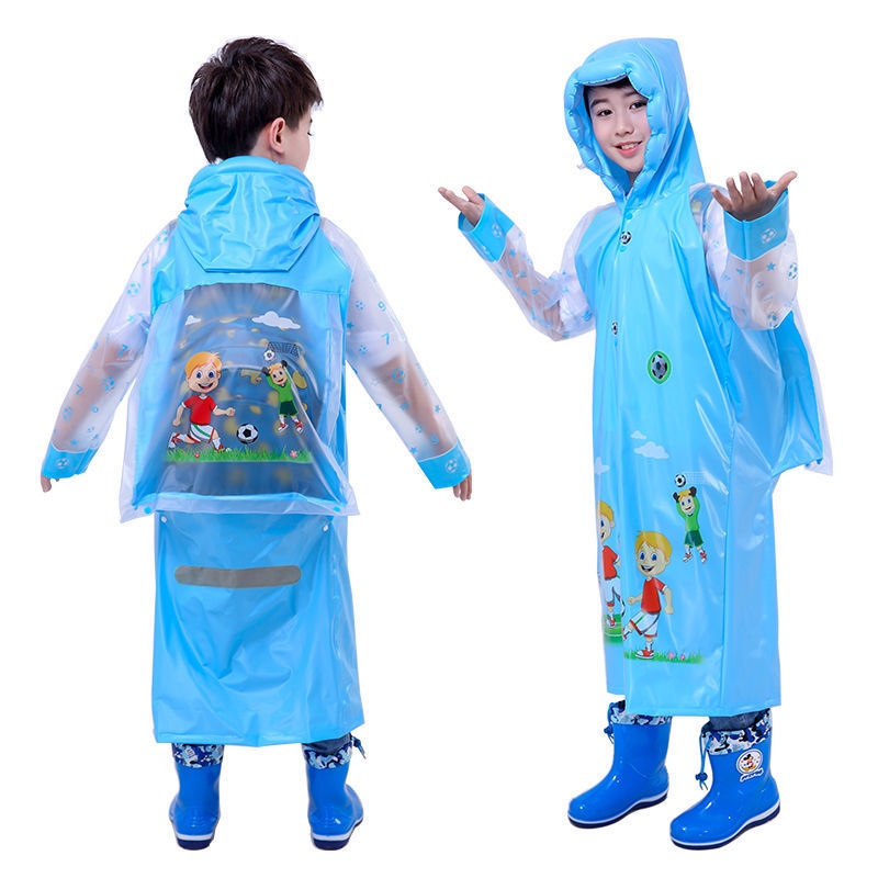 Children's Umbrella With Schoolbag Big Kid Raincoat Boys Girls Kindergarten Primary School ...