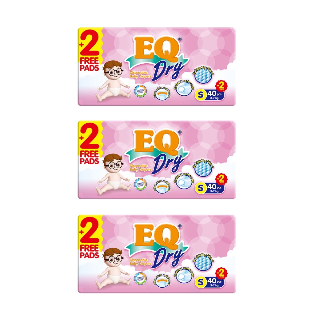 EQ Dry Econo Pack Small 42's Pack of 3 | Shopee Philippines