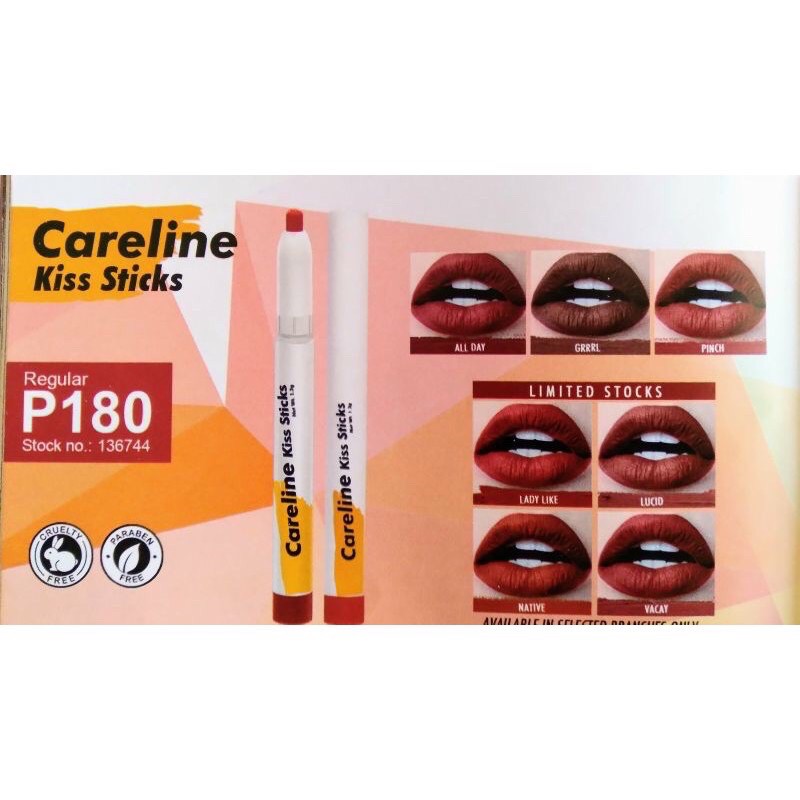 Careline Kiss Sticks GRRRL | Shopee Philippines
