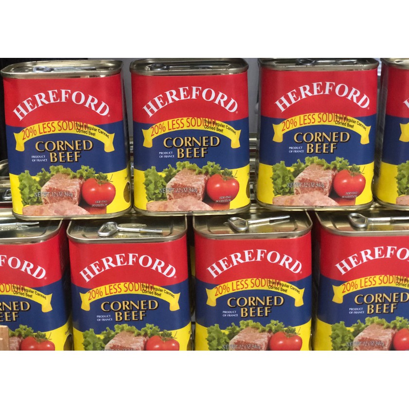 Hereford Corned Beef 340g | Shopee Philippines