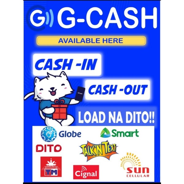 gCash Tarpaulin portrait | Shopee Philippines