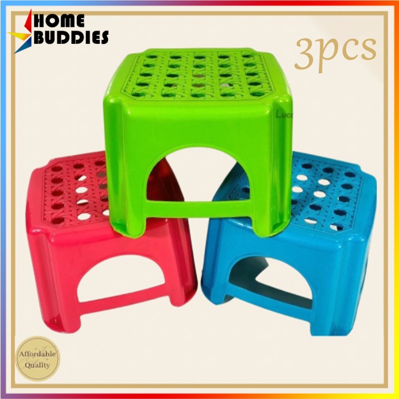 LAUNDRY PLASTIC CHAIR ASSORTED COLOR STOOL | Shopee Philippines