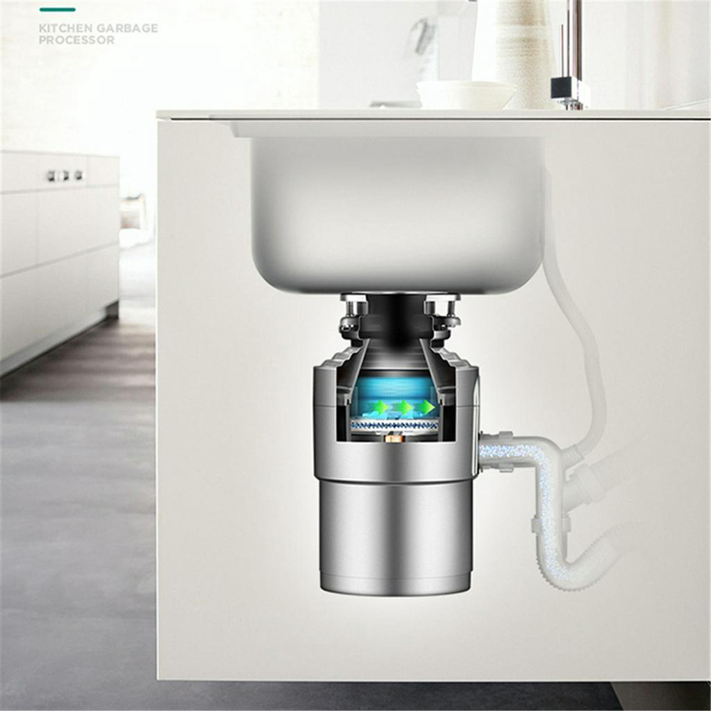 630w 220v 50Hz 1HP Garbage Disposal Continuous Feed Food Waste Machine ...