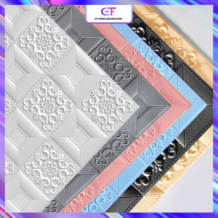 Ceiling Wallpaper 3D Waterproof Wall Stickers Foam Bricks Wall Paper ...