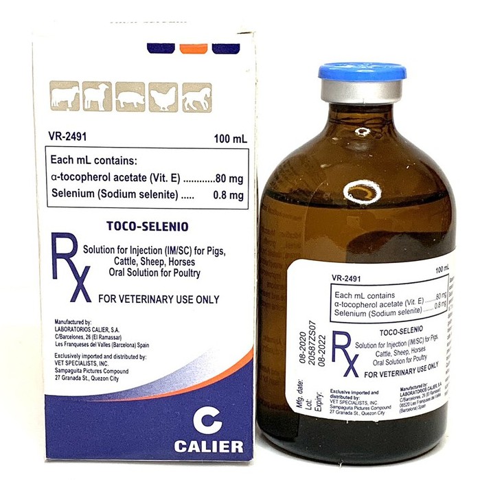 [FCR AGRIVET] Toco-Selenio 100ml Poultry Supply / Vitamins and Mineral ...