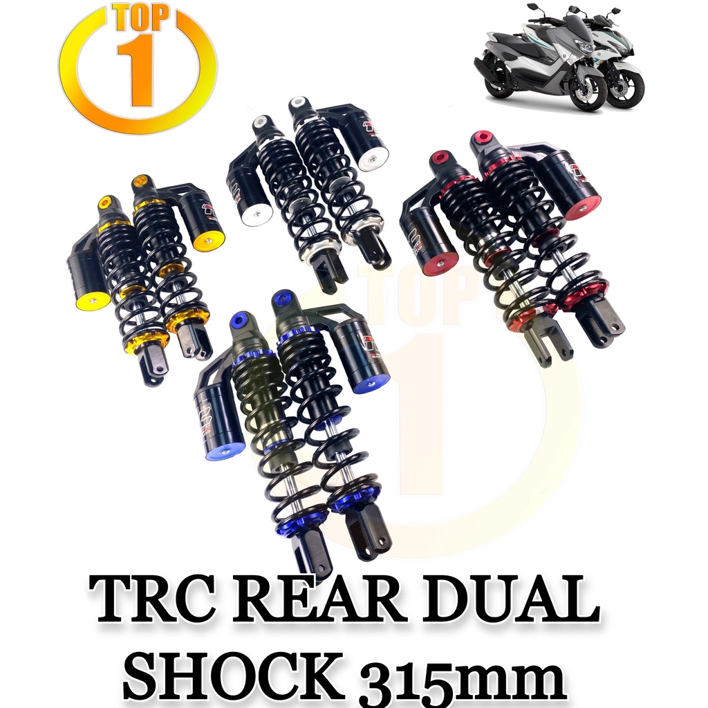 1 Pair TRC Rear SHOCK Dual Absorber With Gas Tank For Nmax Aerox PCX ...