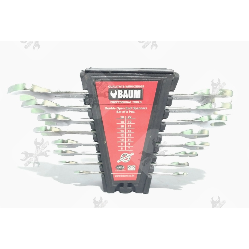 Baum 8pcs. Combination Wrench Set (Double Open End) (6 to 22mm ...