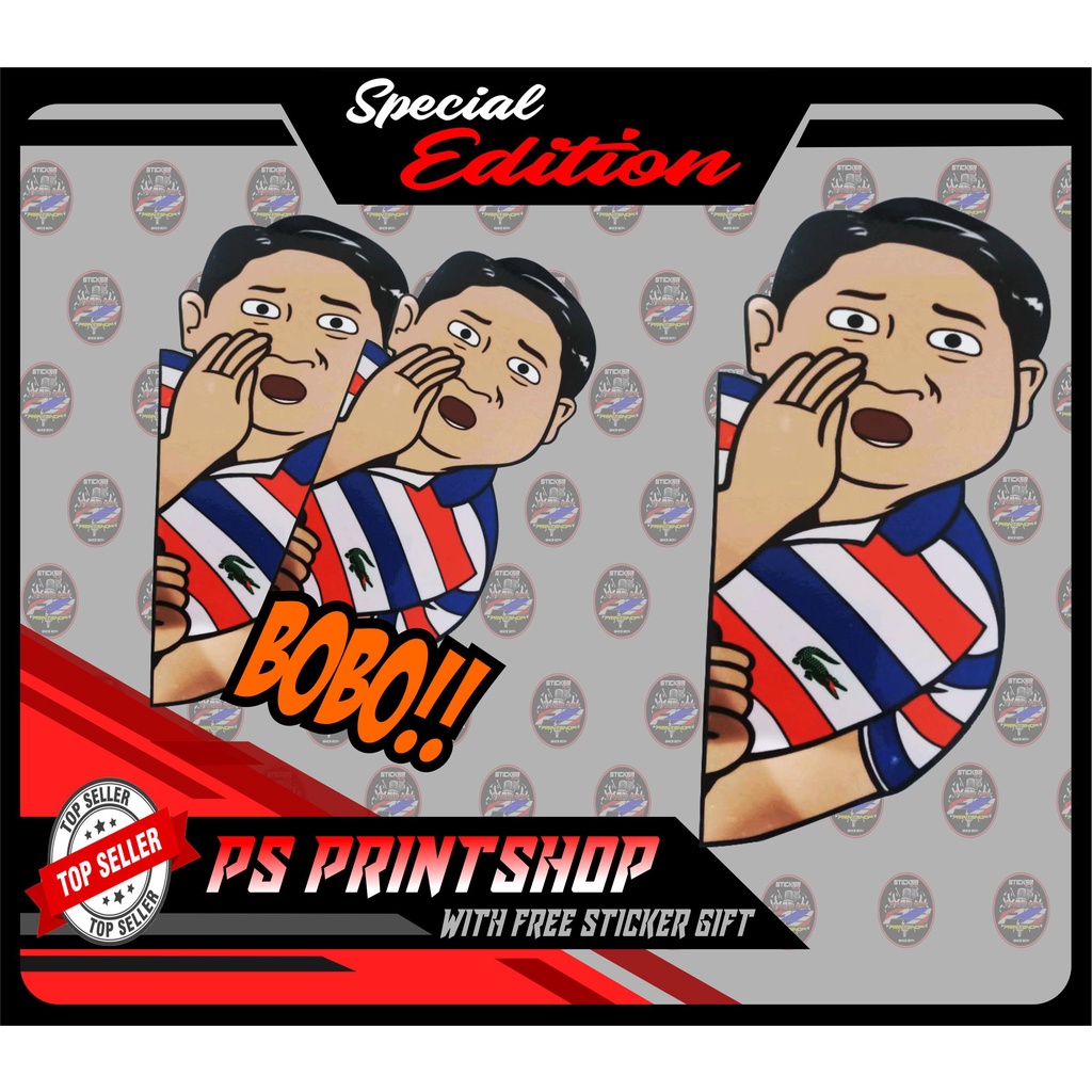 Atty Larry Gadon Mga Bobo Memes Printed Laminated Sticker Decals ...