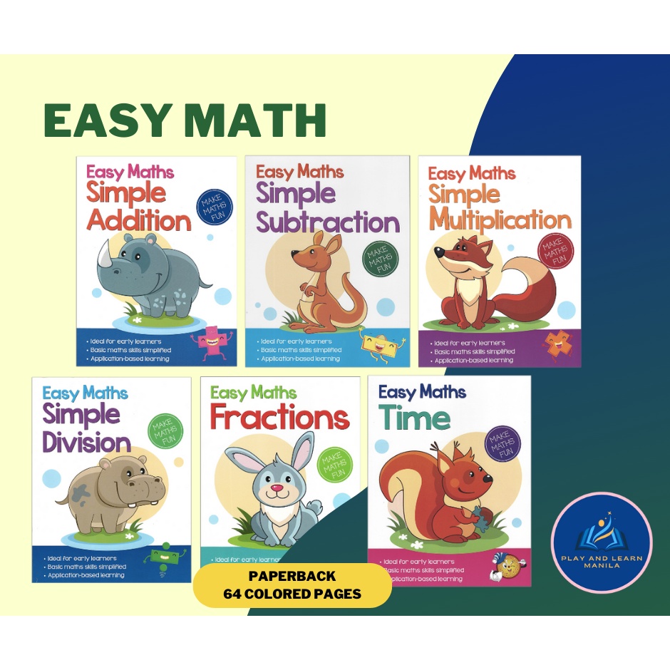 Easy Maths Workbook (Pegasus) | Shopee Philippines