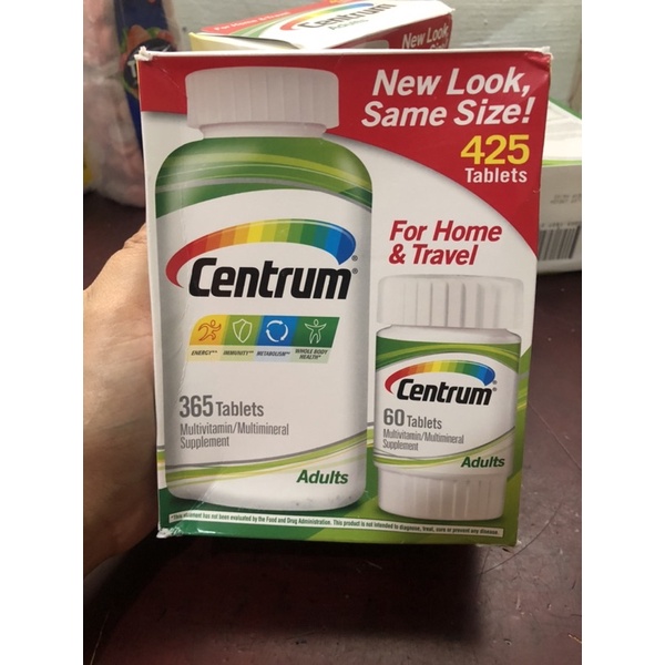 Authentic Centrum for Adults 425tablets (EXP JUNE 2023) | Shopee ...