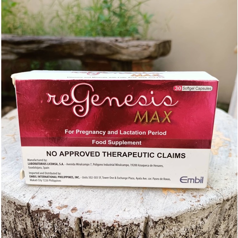 Regenesis Max for Pregnancy and Lactation Period | Shopee Philippines