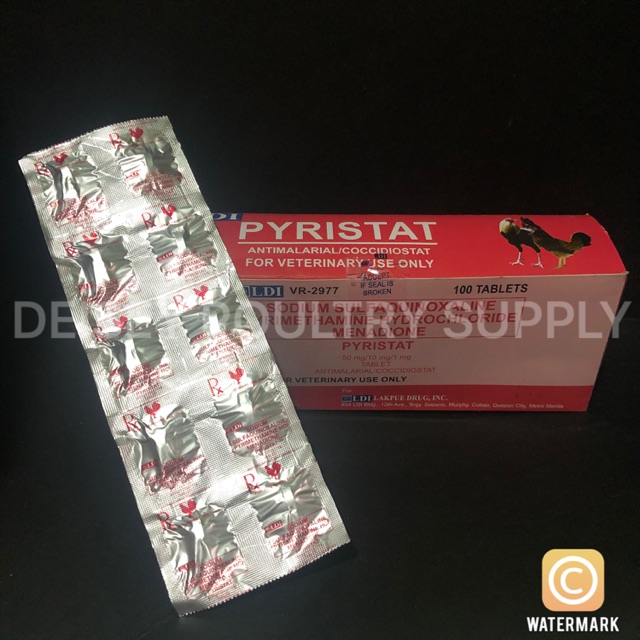 Pyristat Tablet for gamefowl (10 Tablets) | Shopee Philippines